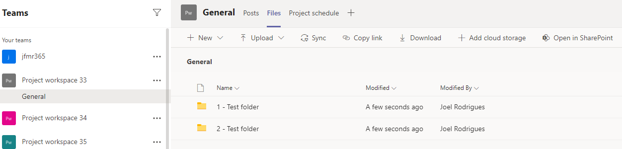 Provision folder structure for Files tab in Teams - M365 Dev Blog